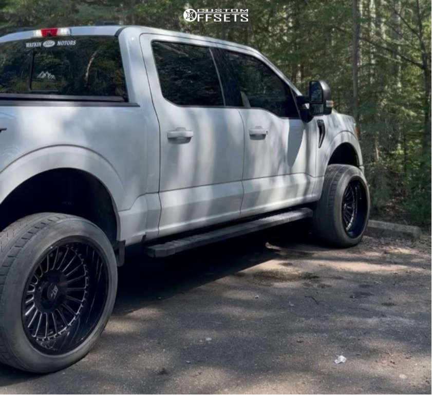 2023 Ford F-150 with 22x12 -44 GT Offroad Strike and 33/12.5R22 ...