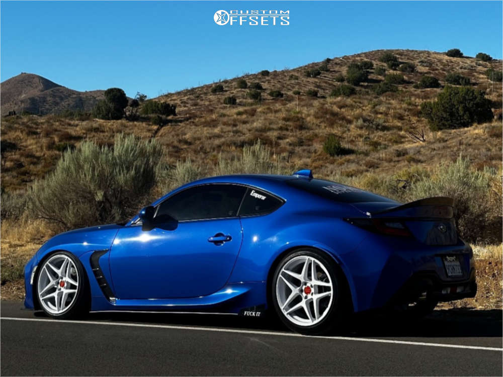 2023 Subaru BRZ with 18x9.5 35 Kansei Astro and 215/40R18 Michelin Pilot Sport 4 and Air ...