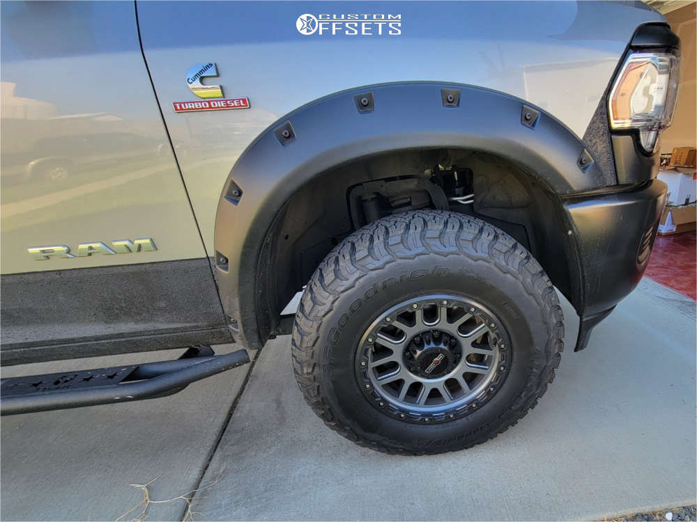 2022 Ram 2500 with 18x9 18 Vision Nemesis and 285/75R18 BFGoodrich All ...