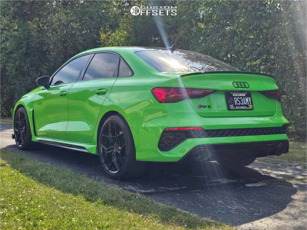 2023 Audi RS3 with 19x9.5 25 Blaque Diamond Bd-f25 and 265/30R19 ...