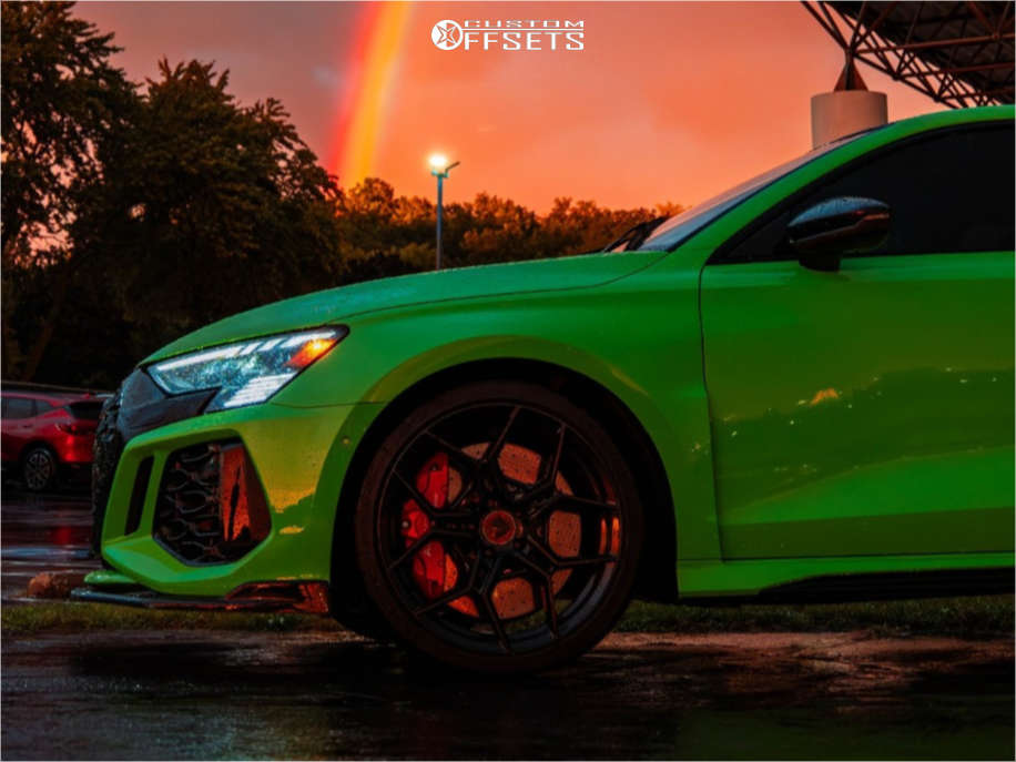 2023 Audi RS3 with 19x9.5 25 Blaque Diamond Bd-f25 and 265/30R19 ...