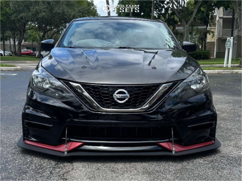 2015 Nissan Sentra with 18x9.5 38 Gram Lights 57CR and 225/40R18 ...