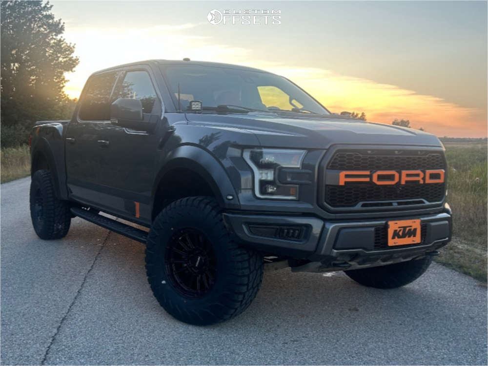 2018 Ford F-150 with 17x9 0 Mayhem Granite and 35/12.5R17 RBP Repulsor ...