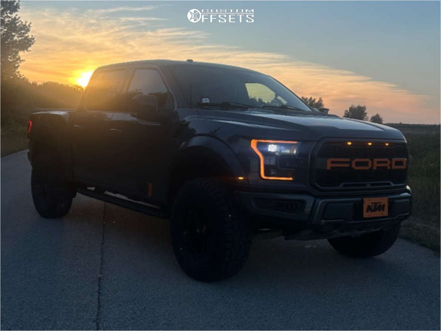 2018 Ford F-150 with 17x9 0 Mayhem Granite and 35/12.5R17 RBP Repulsor ...
