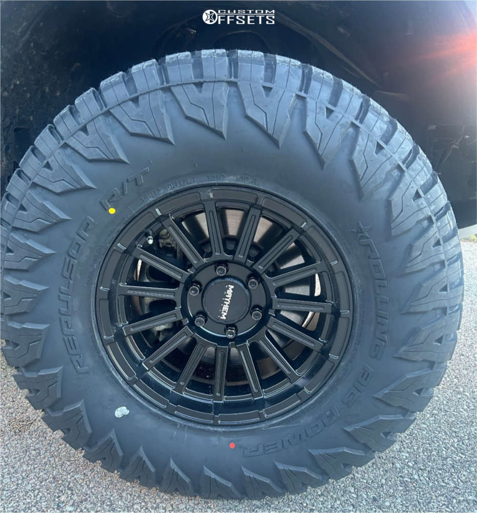 2018 Ford F-150 with 17x9 0 Mayhem Granite and 35/12.5R17 RBP Repulsor ...