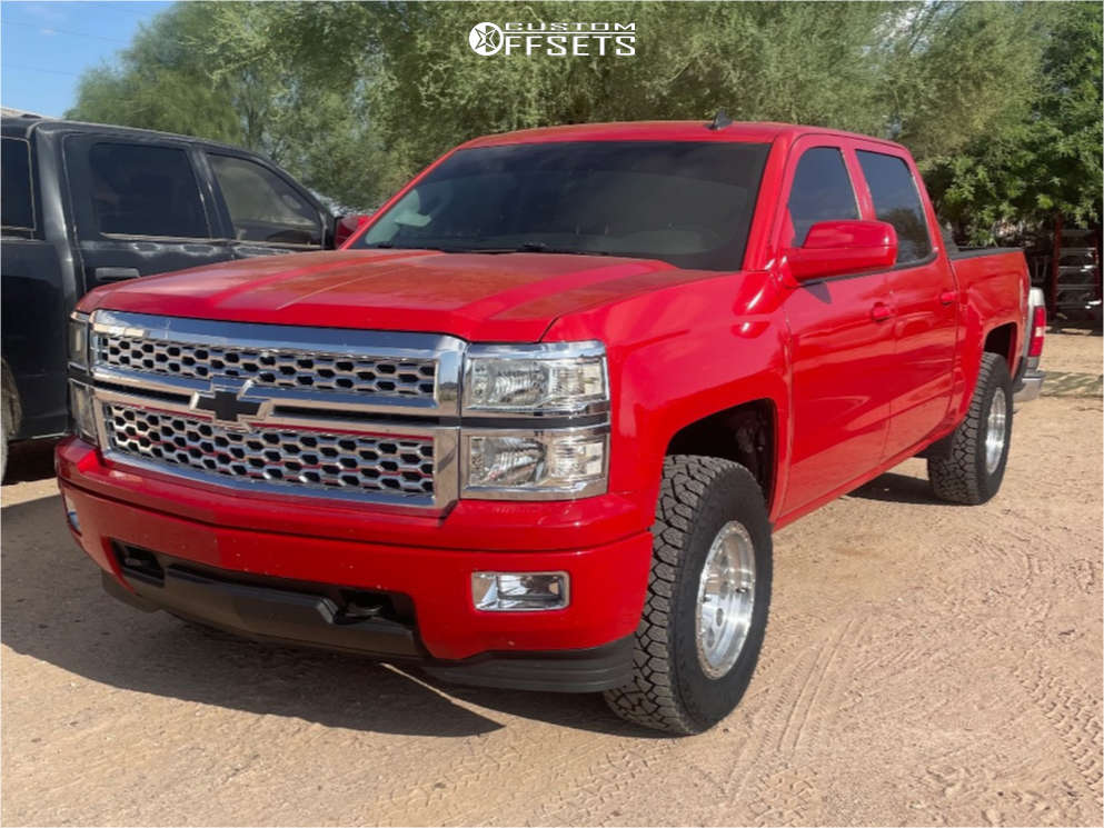 2014 Chevrolet Silverado 1500 with 17x9 -12 Method Mr315 and 285/70R17 ...