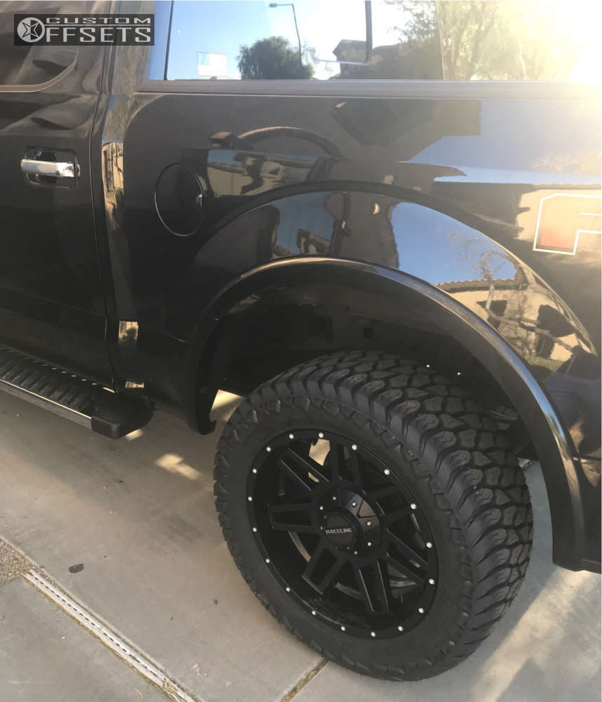 2015 Ford F-150 with 20x9 -12 Raceline Injector and 285/55R20 AMP ...