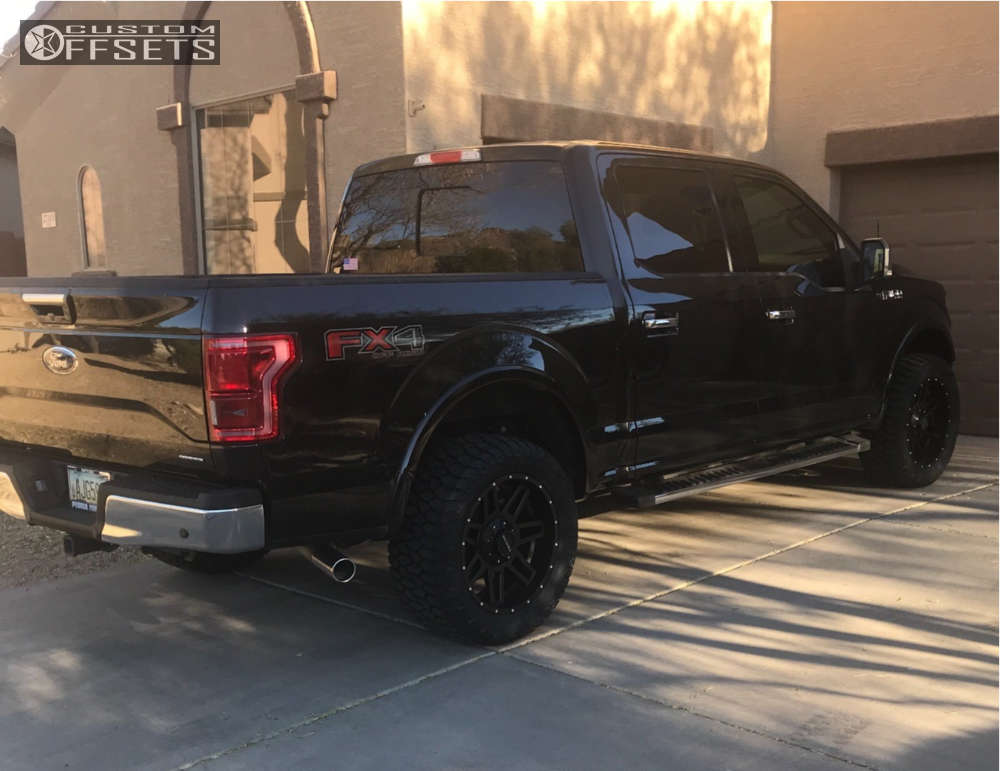 2015 Ford F-150 with 20x9 -12 Raceline Injector and 285/55R20 AMP ...