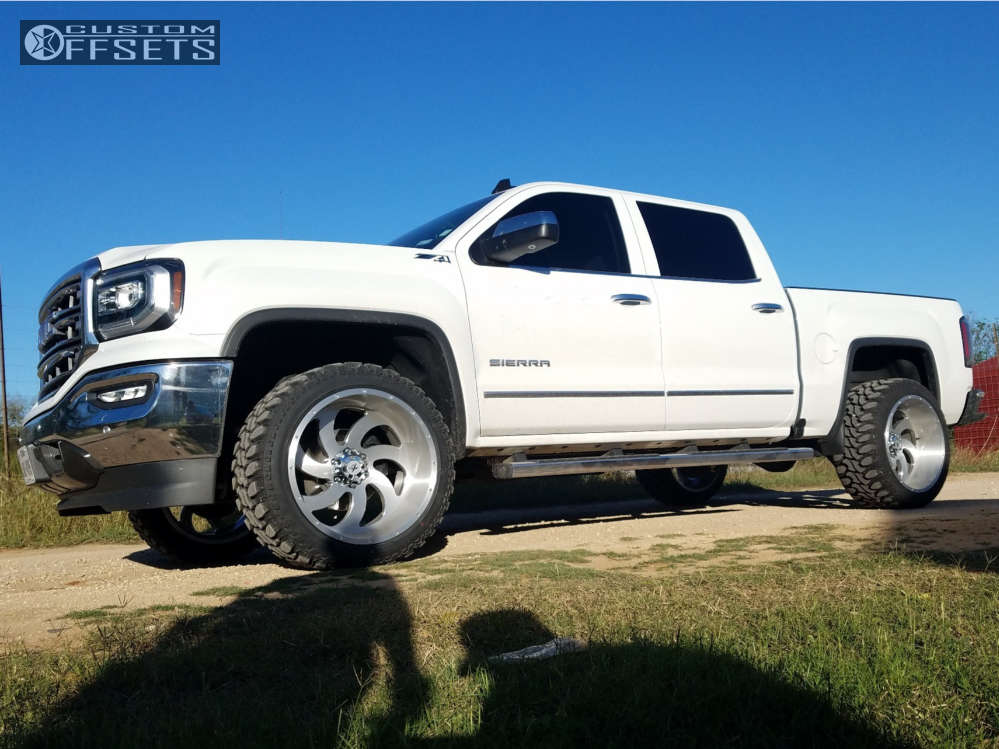 2017 GMC Sierra 1500 with 22x12 -44 Xtreme Force Xf1 and 33/12.5R22 ...