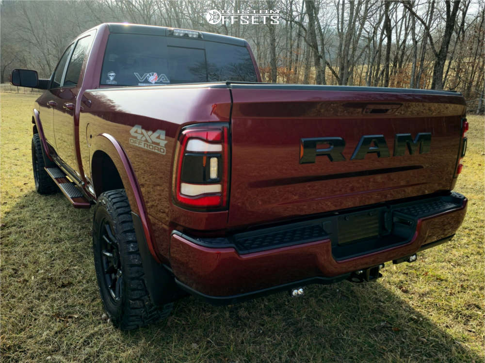 2018 Ram 2500 with 20x9 18 Raceline Gauge and 325/60R20 Toyo Tires Open ...