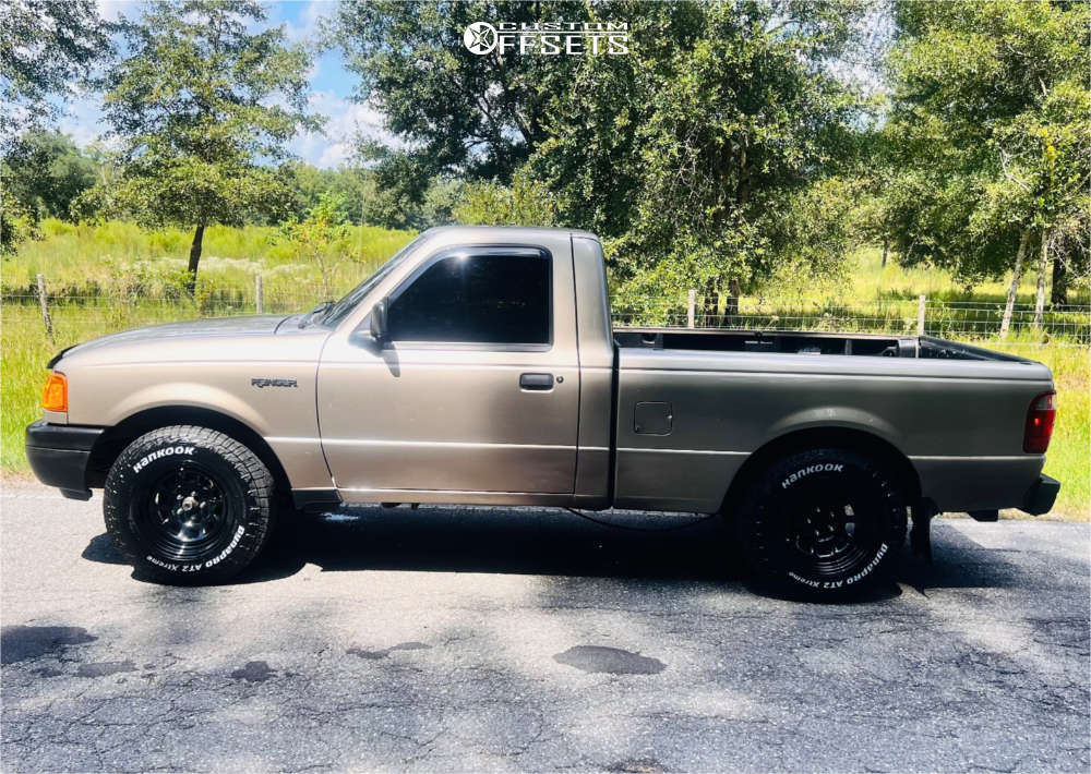 2003 Ford Ranger with 16x8 0 Vision D Window and 225/75R16 Hankook ...