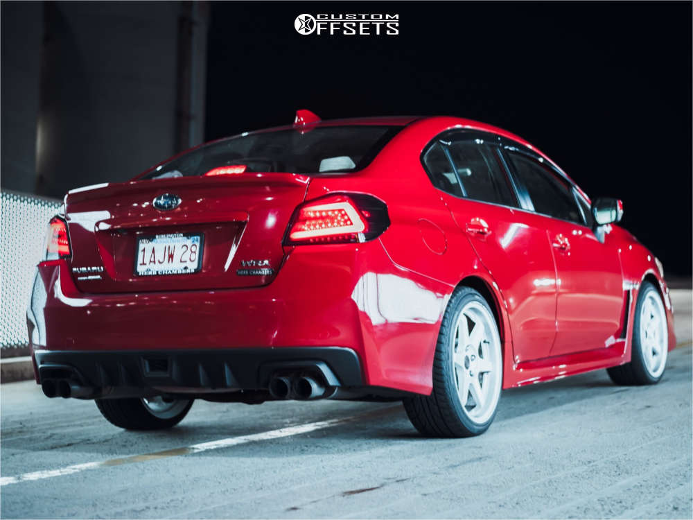 2018 Subaru WRX with 18x8.5 35 Vors Tr37 and 225/40R18 Summit Ultramax ...