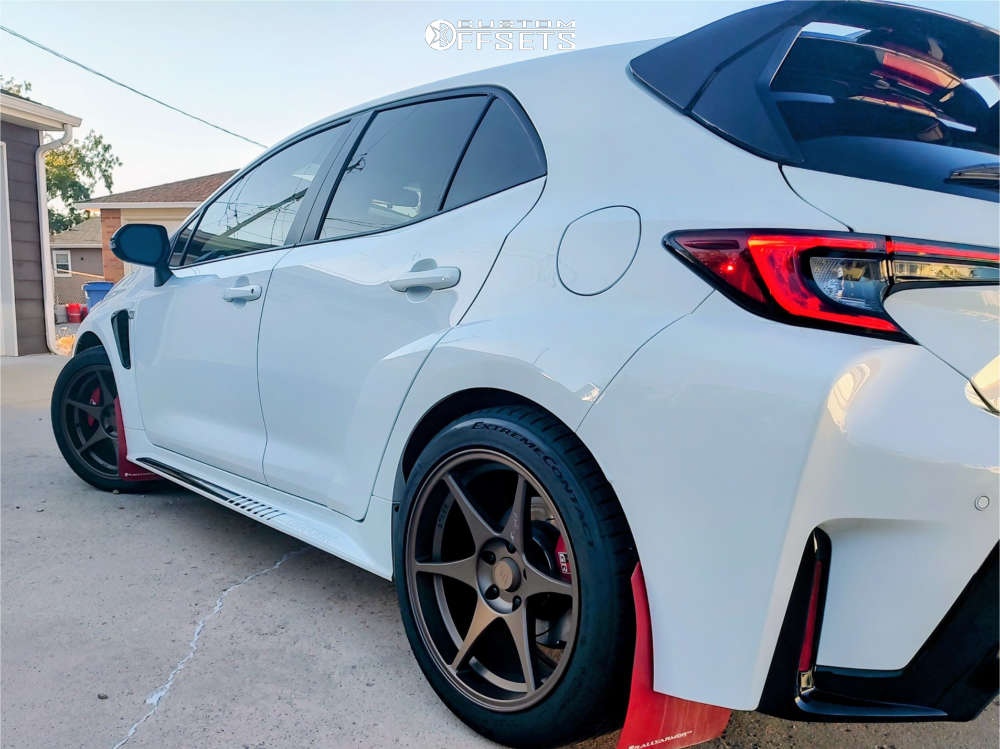2024 Toyota GR Corolla with 18x9.5 22 Stage Wheels Knight and 255/40R18 ...