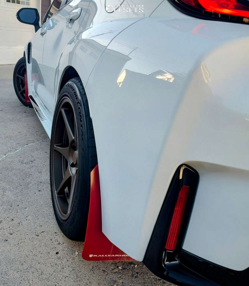 2024 Toyota GR Corolla with 18x9.5 22 Stage Wheels Knight and 255/40R18 ...