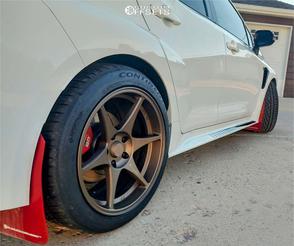 2024 Toyota GR Corolla with 18x9.5 22 Stage Wheels Knight and 255/40R18 ...