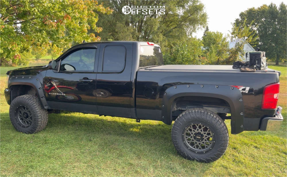 2012 Chevrolet Silverado 1500 with 18x9 -12 Vision Rocker and 35/12 ...