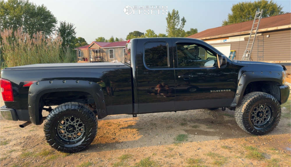2012 Chevrolet Silverado 1500 with 18x9 -12 Vision Rocker and 35/12 ...