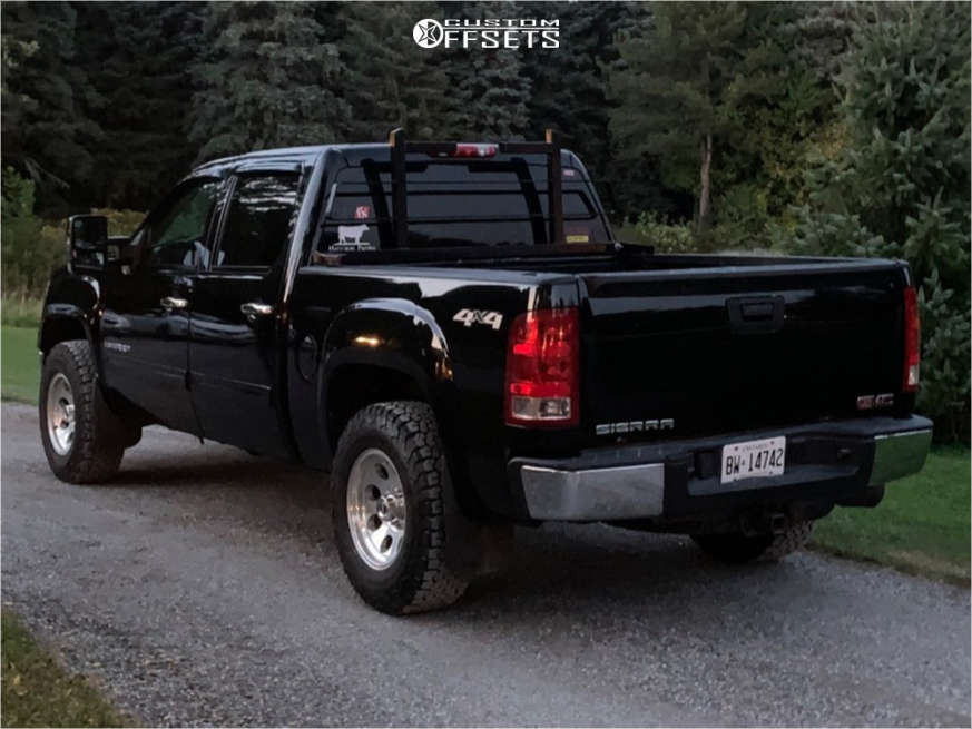 2009 GMC Sierra 1500 with 17x9 -12 American Racing Ar172 and 285/70R17 ...