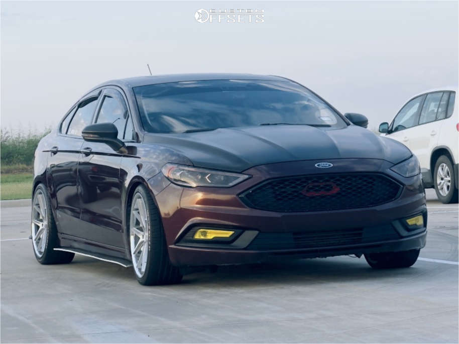 2017 Ford Fusion with 20x9 35 Ferrada Fr2 and 245/35R20 Ironman IMove ...
