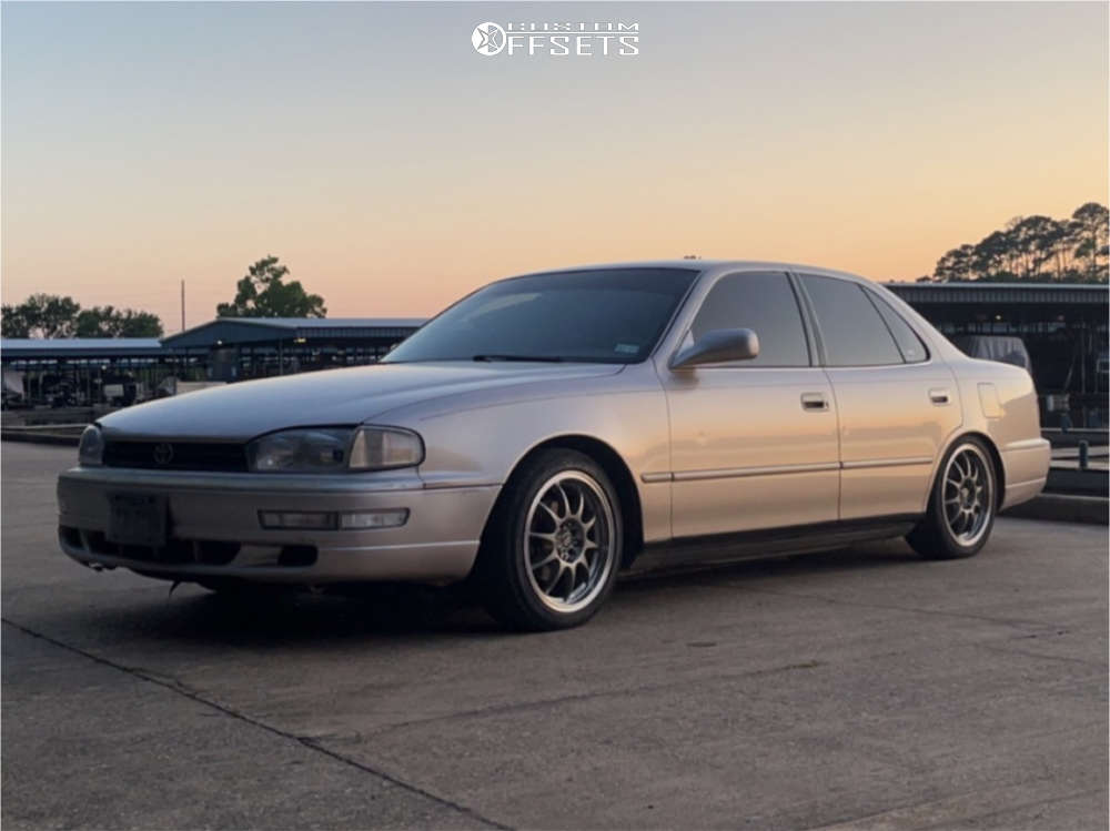1994 Toyota Camry with 16x7 38 Enkei J10 and 205/45R16 Falken Ziex ...