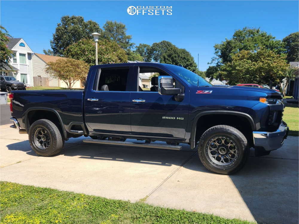 2021 Chevrolet Silverado 2500 HD with 20x10 -18 Weld Off-Road Ledge 8 ...