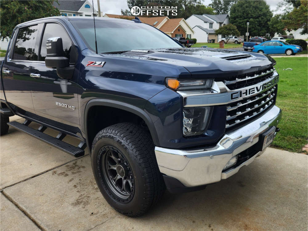 2021 Chevrolet Silverado 2500 HD with 20x10 -18 Weld Off-Road Ledge 8 ...