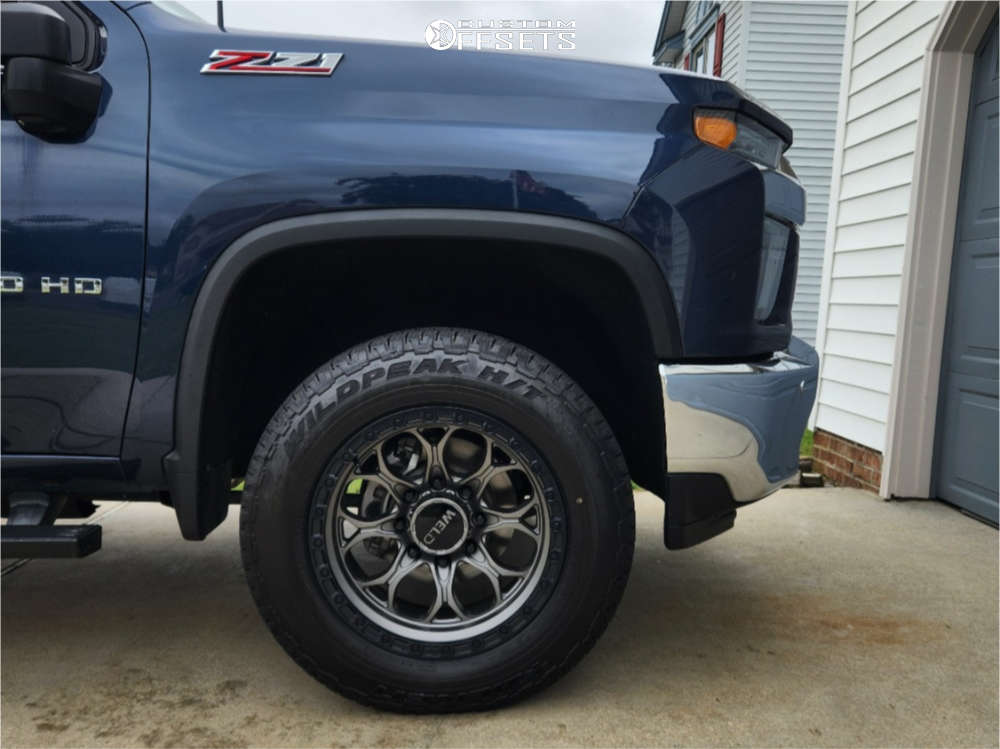 2021 Chevrolet Silverado 2500 HD with 20x10 -18 Weld Off-Road Ledge 8 ...