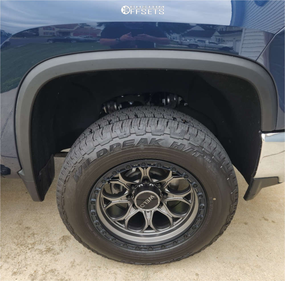 2021 Chevrolet Silverado 2500 HD with 20x10 -18 Weld Off-Road Ledge 8 ...
