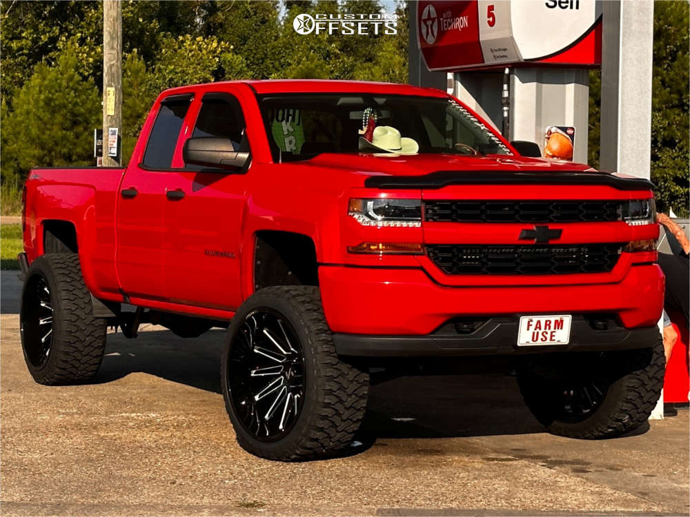 2017 Chevrolet Silverado 1500 with 26x14 -81 ARKON OFF-ROAD Armstrong ...