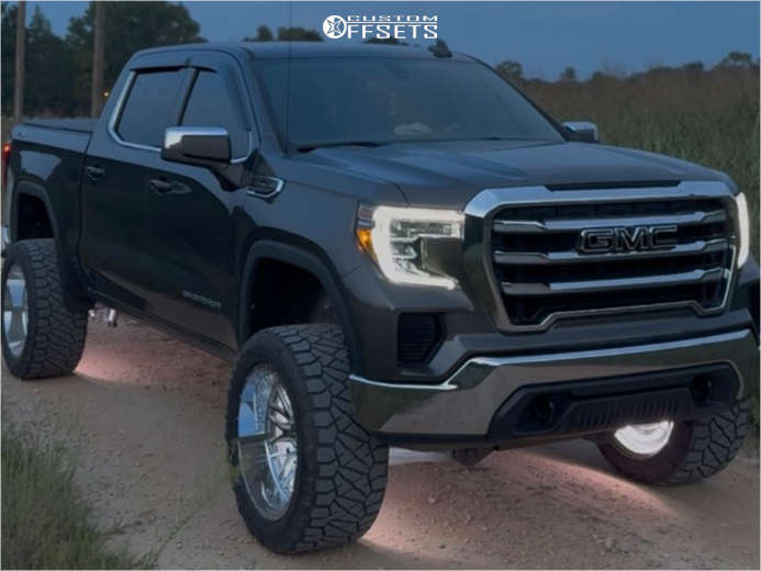 2019 GMC Sierra 1500 with 22x12 -44 Hardcore Offroad Hc19 and 35/12 ...