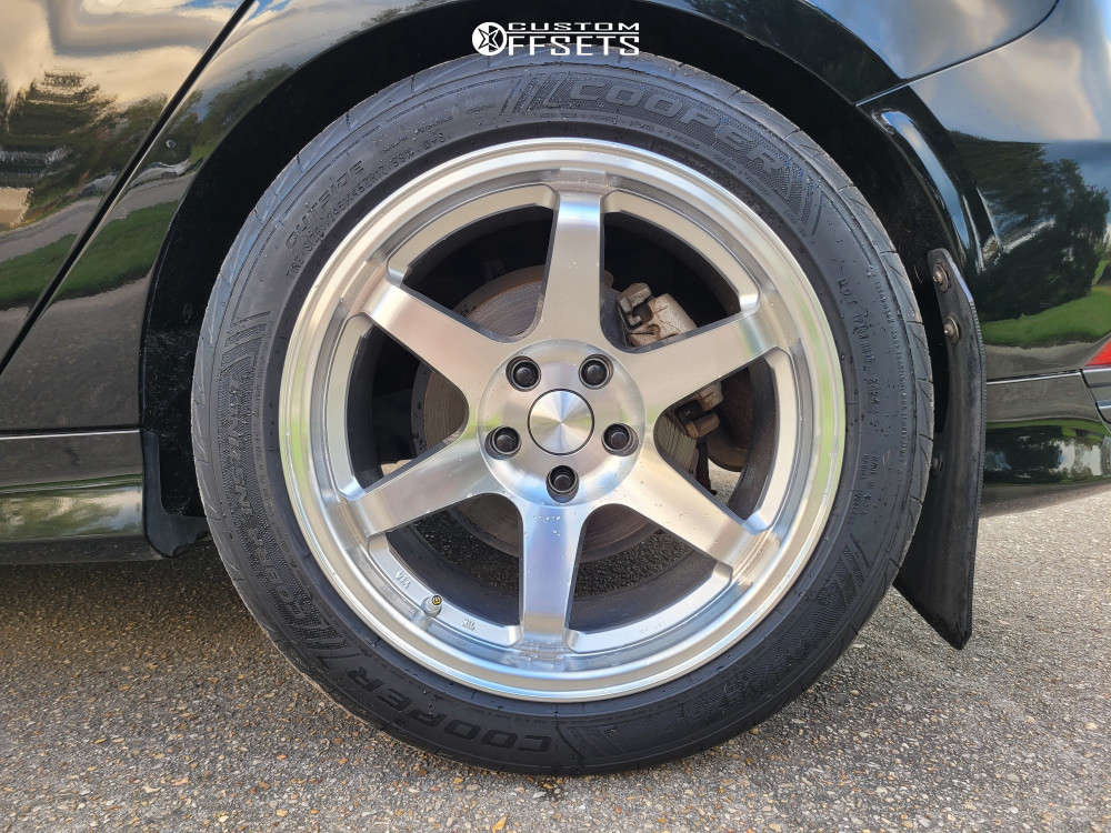 2018 Ford Focus with 17x9 30 Vors Tr37 and 245/45R17 Cooper Cobra ...