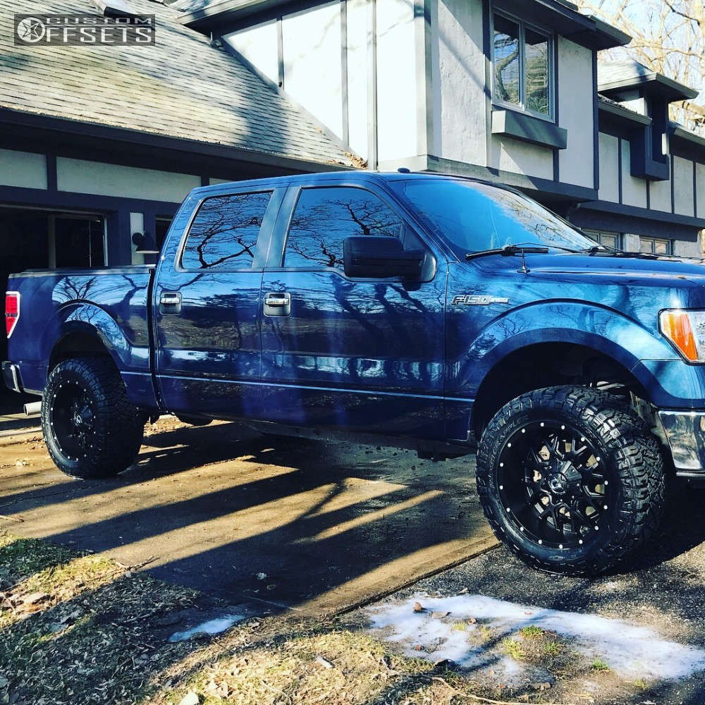 2013 Ford F-150 with 20x10 -19 Dropstars 645b and 33/12.5R20 Nitto ...