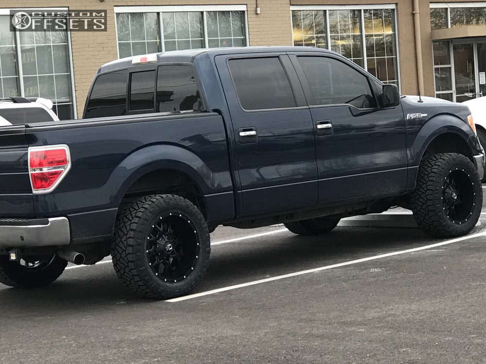 2013 Ford F-150 with 20x10 -19 Dropstars 645b and 33/12.5R20 Nitto ...