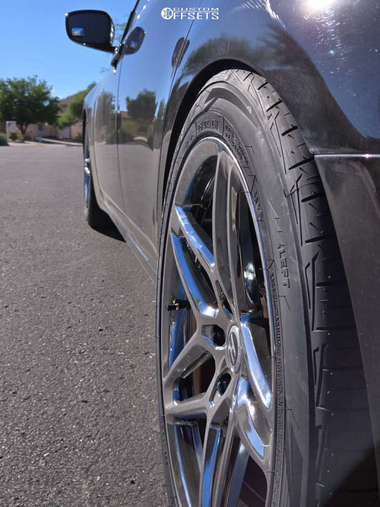 2011 INFINITI G37 with 19x8.5 35 Heritage Ebisu Monoc and 245/45R19 ...