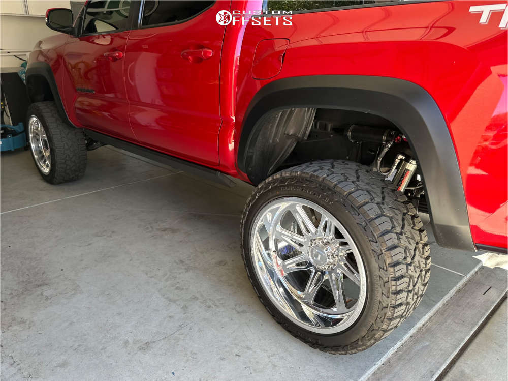 2023 Toyota Tacoma with 22x12 -44 Hostile Forged Tomahawk and 33/12 ...