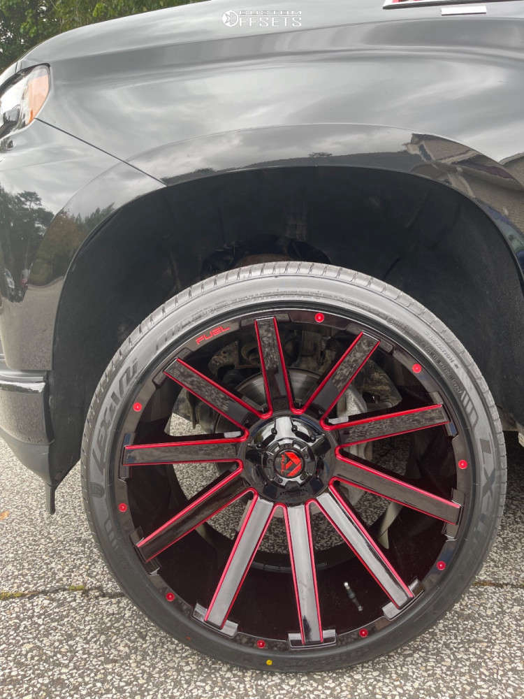 2019 Chevrolet Silverado 1500 with 24x12 -44 Fuel Contra and 305/35R24 ...