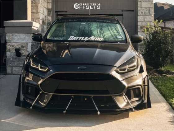 2017 Ford Focus with 18x10.5 22 ESR Cs12 and 245/35R18 Nexen N Fera SU1 ...