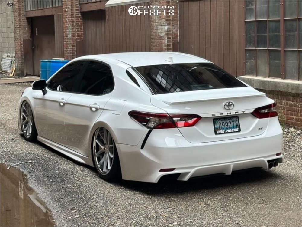 2024 Toyota Camry with 20x9 35 Ferrada Fr2 and 235/35R20 Lexani Lx-twenty and Air Suspension ...
