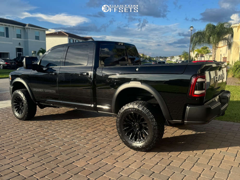 2024 Ram 2500 with 20x10 -18 Fuel Flame 8 and 35/12.5R20 Toyo Tires ...