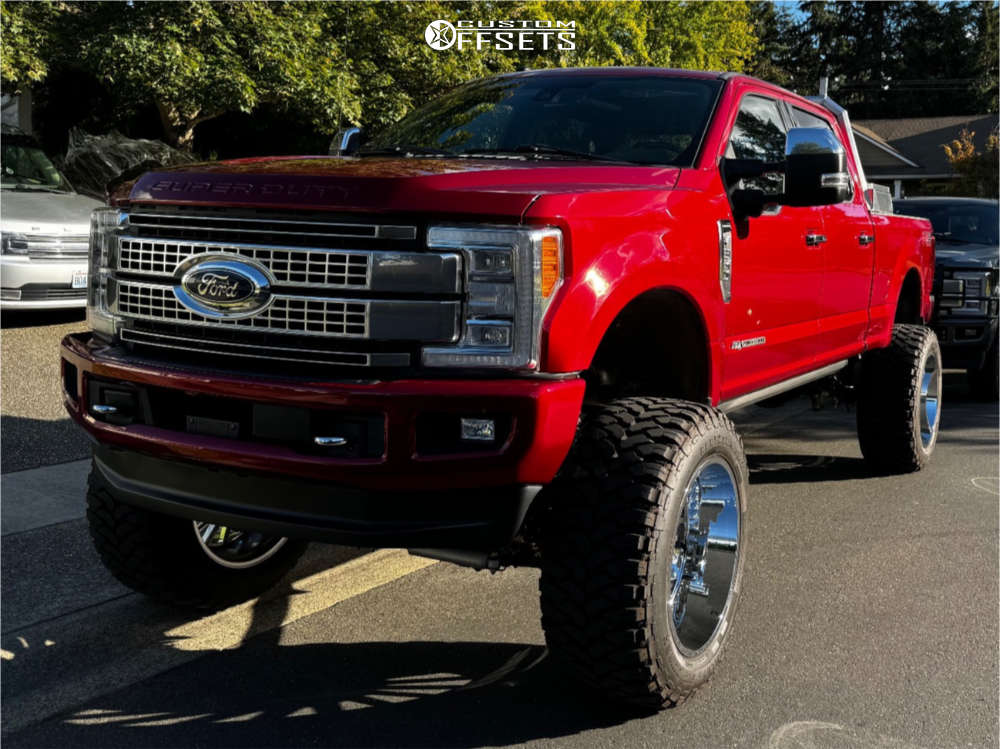 2018 Ford F-350 Super Duty with 24x14 -81 ARKON OFF-ROAD Caesar and 40/ ...