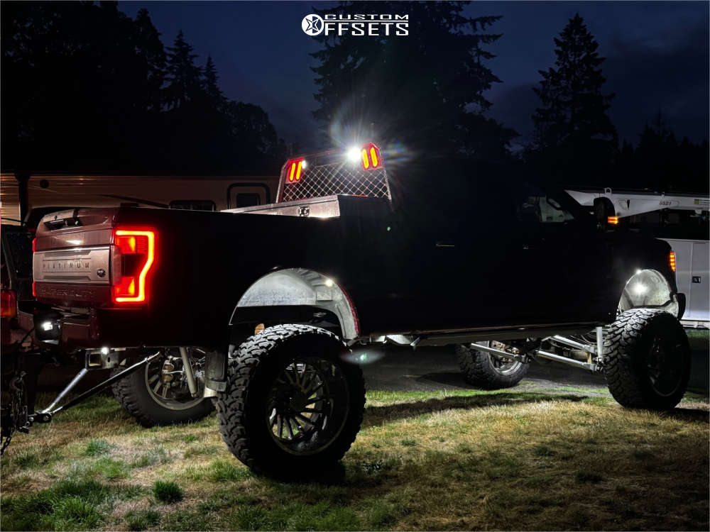 2018 Ford F-350 Super Duty with 24x14 -81 ARKON OFF-ROAD Caesar and 40/ ...
