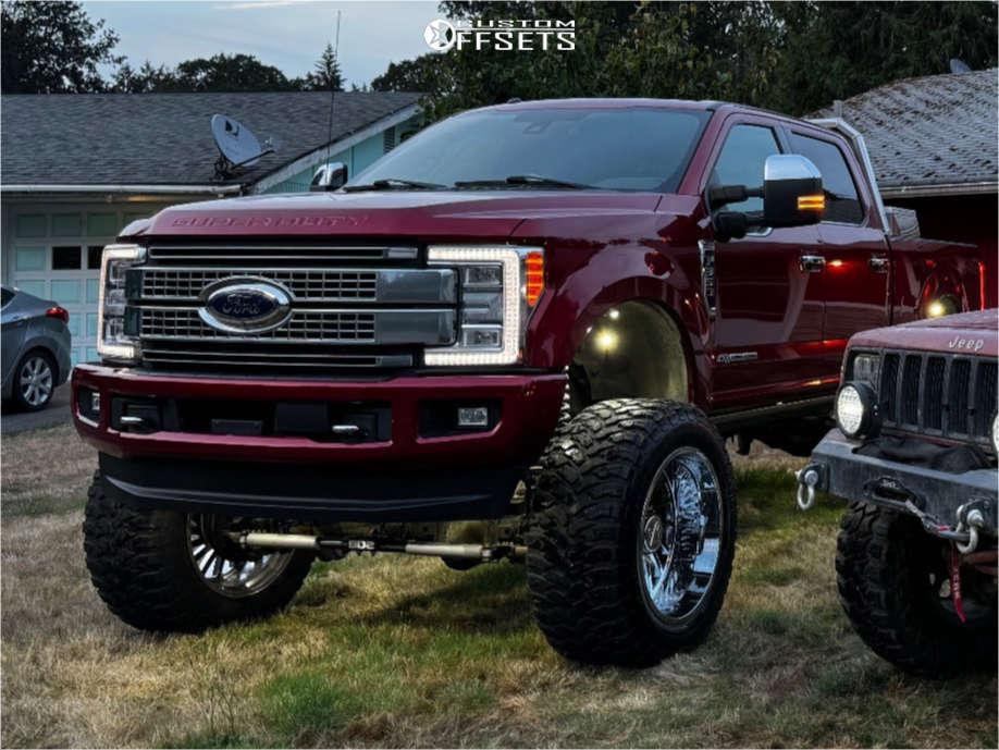 2018 Ford F-350 Super Duty with 24x14 -81 ARKON OFF-ROAD Caesar and 40/ ...