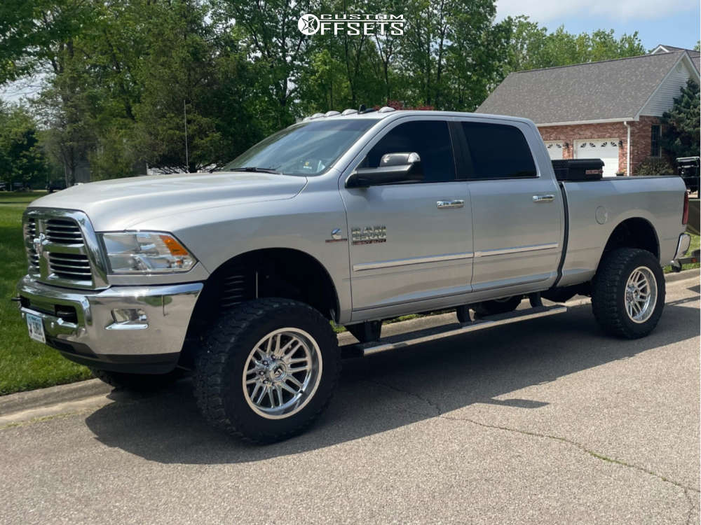 2018 Ram 2500 with 20x10 -19 Fuel Ignite and 35/12.5R20 Mickey Thompson ...