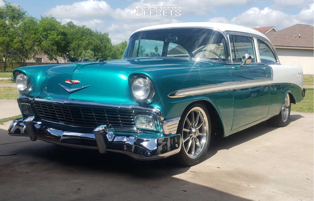1956 Chevrolet Two-Ten Series with 17x7 0 Rev Classic 110 and 215/45R17 ...