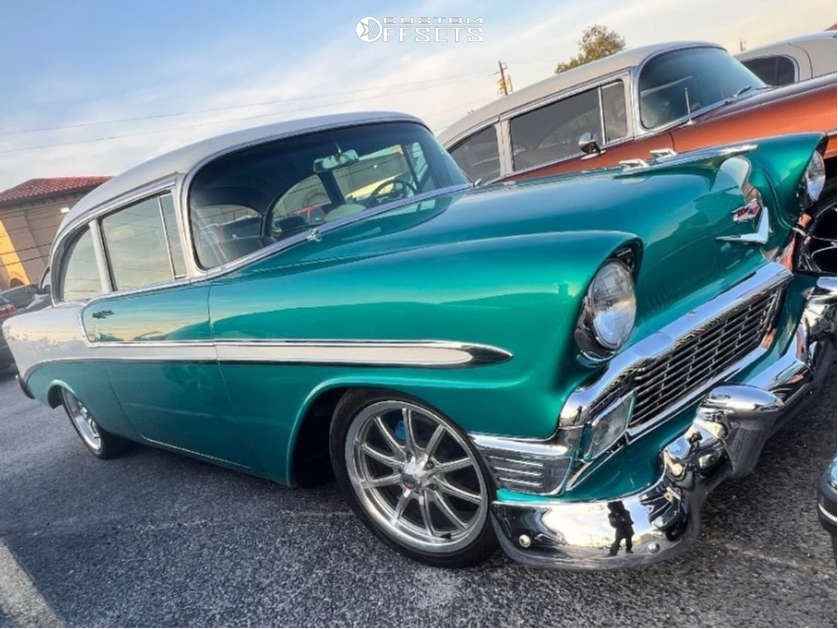 1956 Chevrolet Two-Ten Series with 17x7 0 Rev Classic 110 and 215/45R17 ...