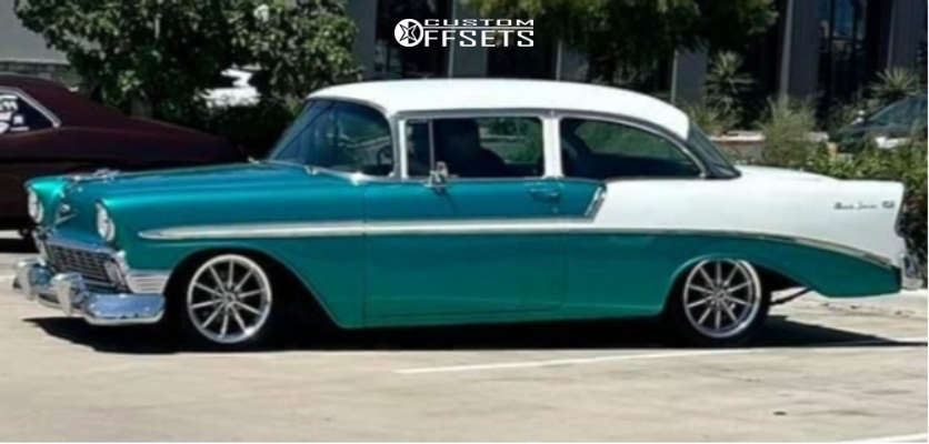 1956 Chevrolet Two-Ten Series with 17x7 0 Rev Classic 110 and 215/45R17 ...