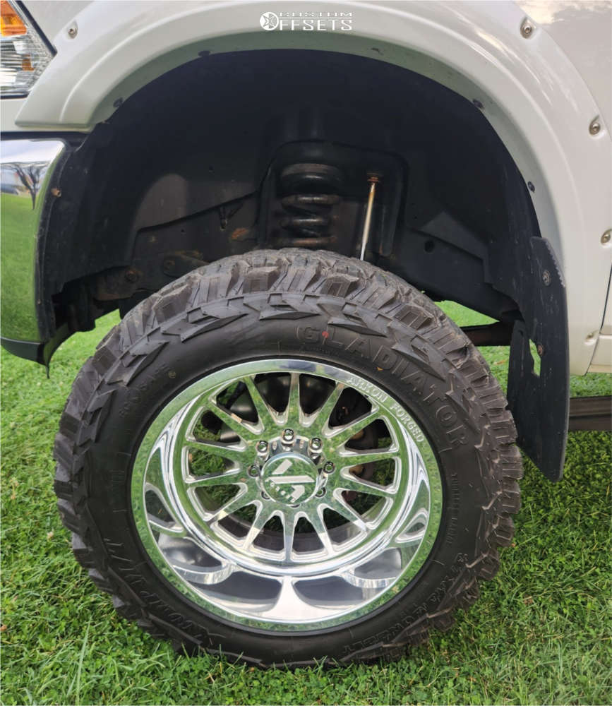 2018 Ram 2500 with 22x12 -51 ARKON FORGED Torx and 37/13.5R22 Gladiator ...