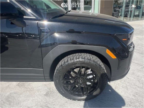 2025 Hyundai Santa Fe with 20x8.5 40 Motiv Foil and 265/50R20 Milestar ...