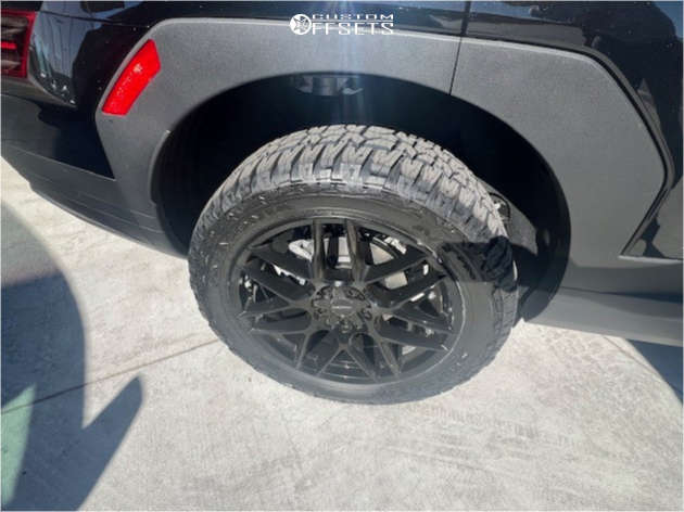 2025 Hyundai Santa Fe with 20x8.5 40 Motiv Foil and 265/50R20 Milestar ...