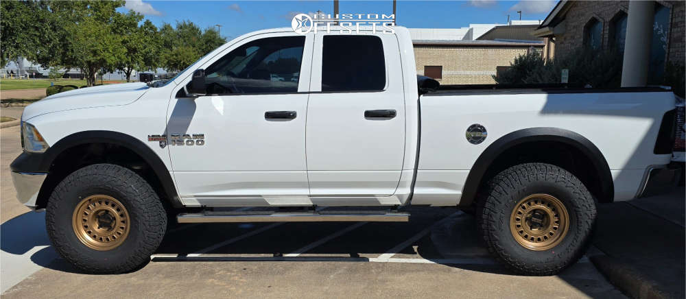 2015 Ram 1500 with 17x8.5 0 Method Mr320 and 37/12.5R17 Falken Wildpeak ...